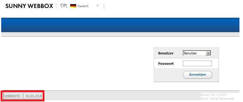 Determining the Serial Number of the Sunny WebBox-20