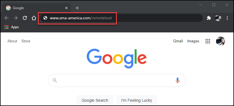 Activating the SMA Remote Tool on a Laptop