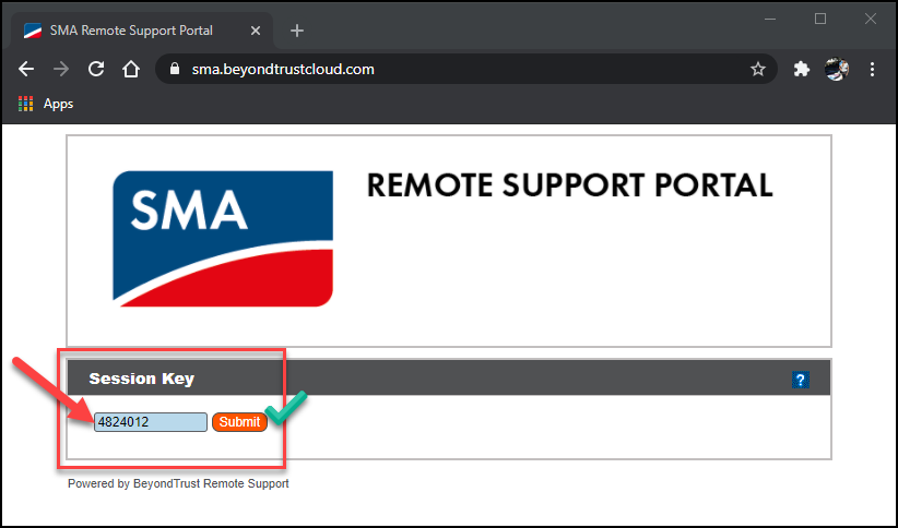 Activating the SMA Remote Tool on a Laptop