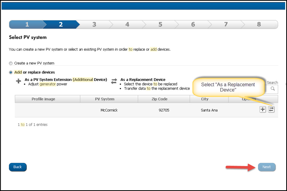 Adding or Replacing Speedwire-Webconnect Devices using Plant Setup Assistant