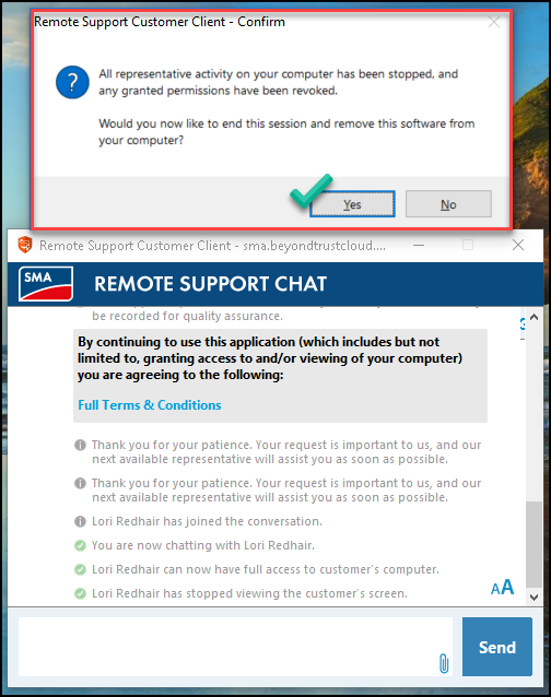 Activating the SMA Remote Tool on a Laptop