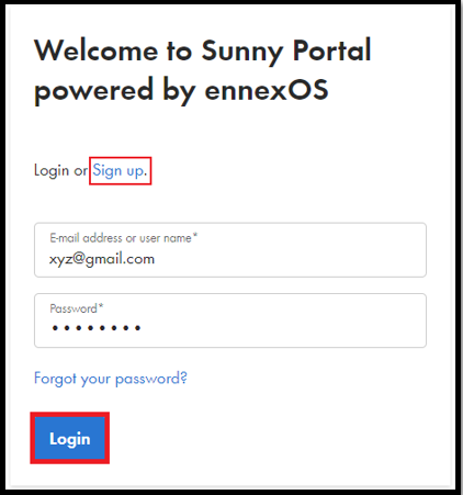 Webconnect-based Device Registration on EnnexOS Sunny Portal