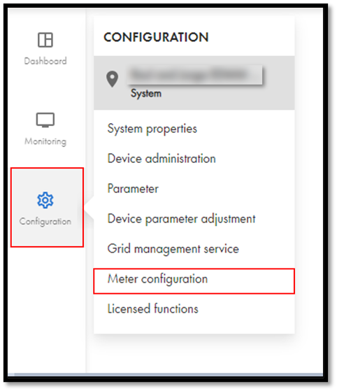 Meter Configuration on ennexOS Sunny Portal